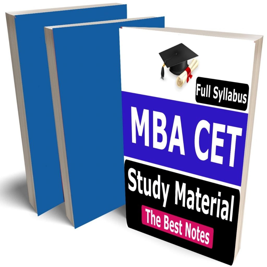 MBA CET Study Material,